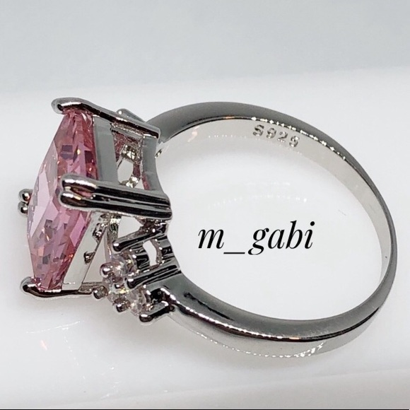 Jewelry | Sterling Silver Pink Peridot Ring | Poshmark